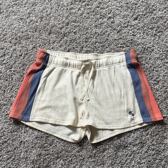 Rip Curl | Shorts | Rip Curl Cream Shorts With Red And Blue Stripes ...